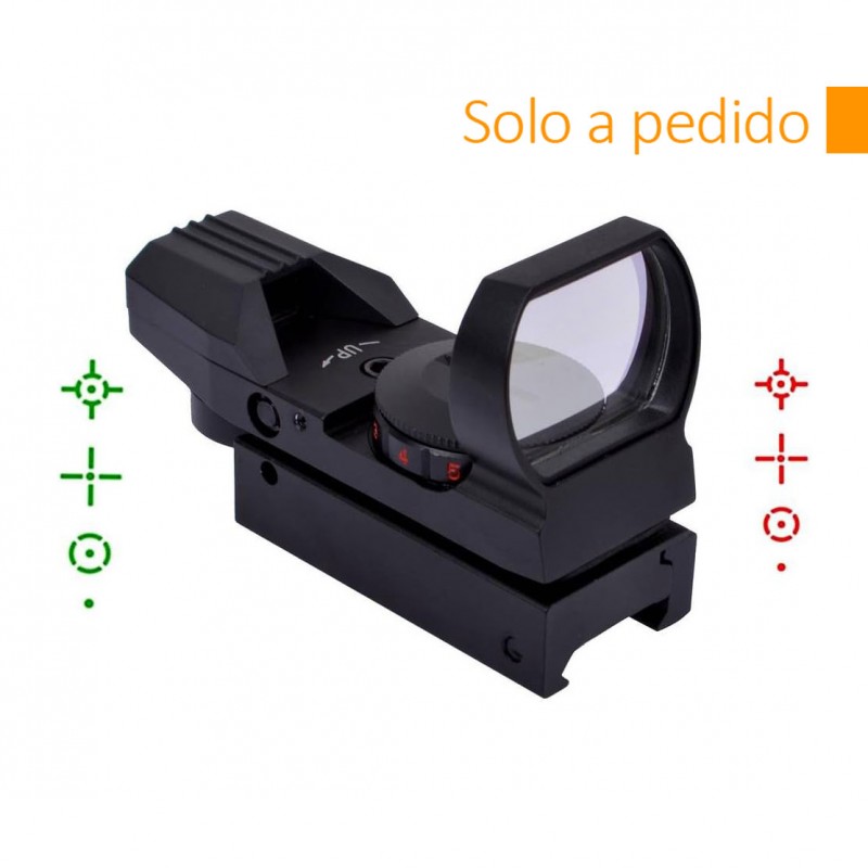 Airsoft Raised Lancer Tactical Enclosed Red Dot Sight - 1x ...